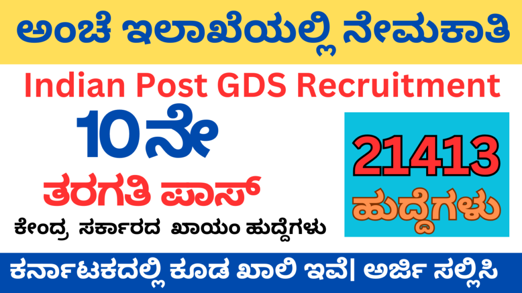 India Post Office GDS Recruitment 2025 : 21413 GDS Post Apply Online ...